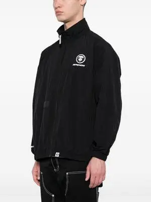 AAPE BY *A BATHING APE® Logo-appliqué Zip-up Jacket