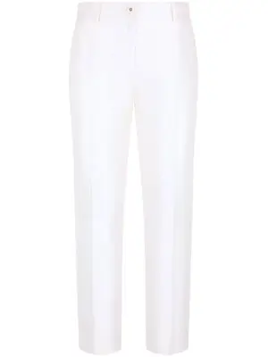 Dolce & Gabbana Silk Tailored Trousers