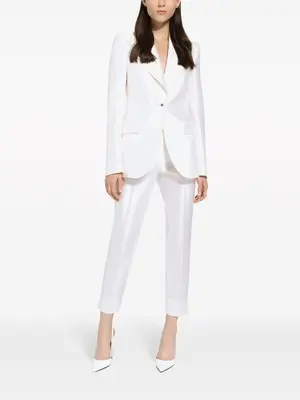 Dolce & Gabbana Silk Tailored Trousers