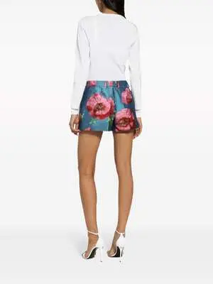 Dolce & Gabbana Embroidered Fine-knit Cardigan - White