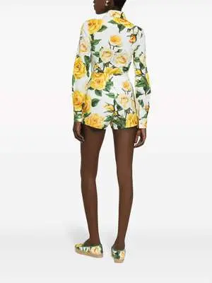 Dolce & Gabbana Rose Print Shorts