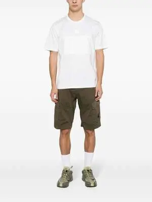 C.P. COMPANY Lens-detail Cargo Shorts - Green