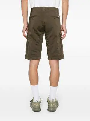 C.P. COMPANY Lens-detail Cargo Shorts - Green