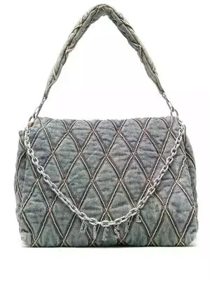 DIESEL® Large Charm-d Shoulder Bag - Blue