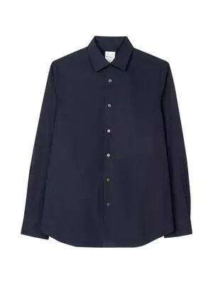 Paul Smith Cotton Poplin Shirt - Blue