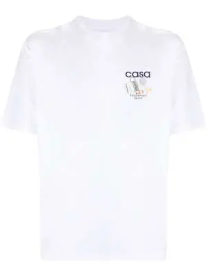 Casablanca Quipement Sportif Cotton T-shirt - White