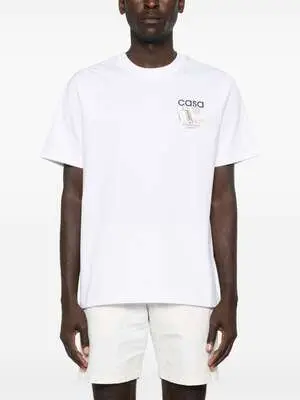 Casablanca Quipement Sportif Cotton T-shirt - White
