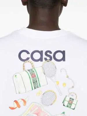 Casablanca Quipement Sportif Cotton T-shirt - White