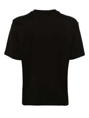 Lacoste Logo-patch Cotton T-shirt - Black