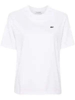 Lacoste Logo-patch Cotton T-shirt
