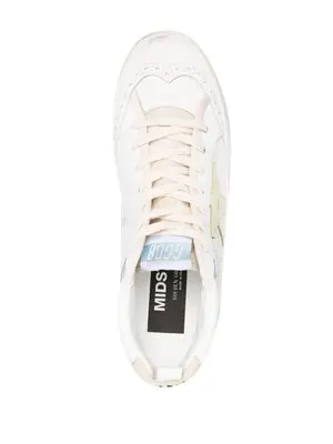 GOLDEN GOOSE Mid Star Hi-top Sneakers - White