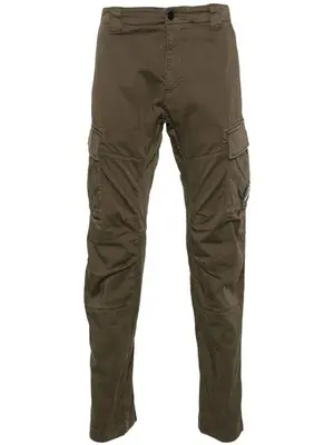 C.P. COMPANY Lens-detail Cargo Trousers - Green