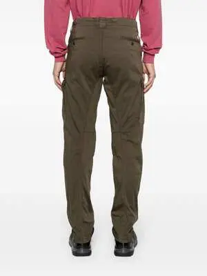 C.P. COMPANY Lens-detail Cargo Trousers - Green