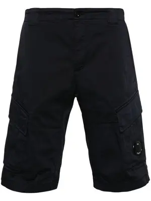 C.P. COMPANY Lens-detail Cargo Shorts - Blue