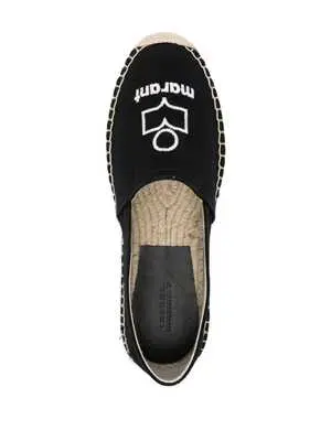 Isabel Marant Étoile Canae Logo Espadrilles - Black