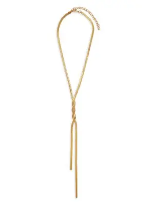 HZMER JEWELLERY Serene Twist-front Necklace