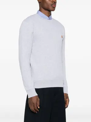 Maison Kitsuné Logo-appliqué Jersey Sweatshirt