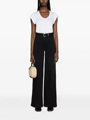 MARANT ETOILE Zankou Linen T-shirt - White