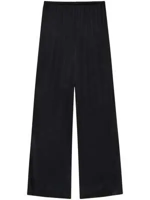 ANINE BING Aden High-waisted Trousers - Black