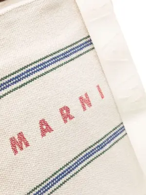 Marni Logo-print Canvas Tote Bag