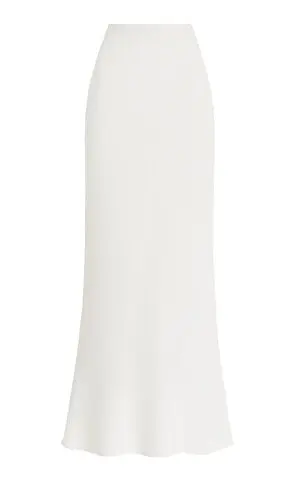 ANEMOS Bias-cut Stretch Twill Maxi Skirt