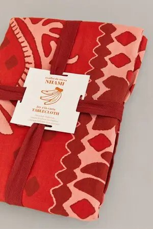 Farm Rio Day And Night Scarves Go Tropical Tablecloth - Multi