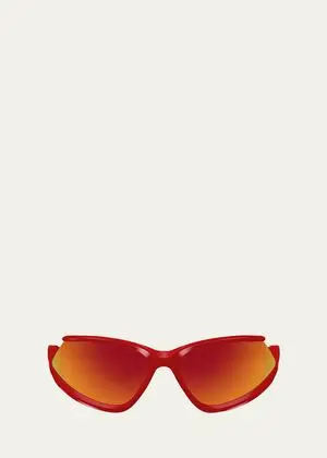 Balenciaga Bb0289sm Wrap Sunglasses