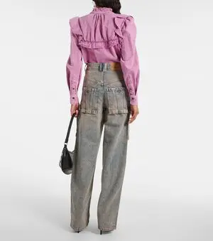MARANT ETOILE Heilani High-rise Cargo Jeans