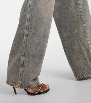 MARANT ETOILE Heilani High-rise Cargo Jeans