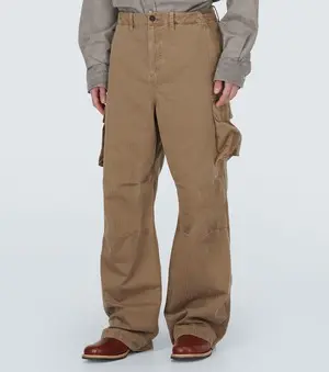 Our Legacy Mount Herringbone Cotton Cargo Pants