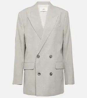 Ami Paris Notched Lapel Blazers For Women