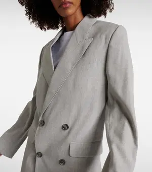 AMI Paris Double-breasted Wool Blazer