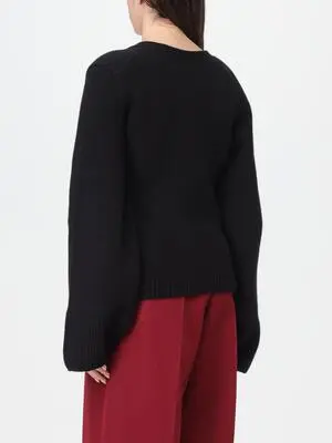 Khaite Ribbed V-neck Cardigan With Pockets - Black