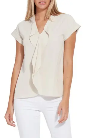 Lyssé Aurelia Ruffle Top