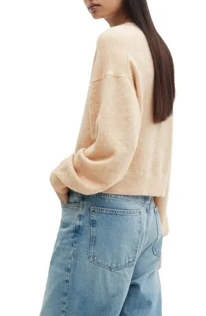 Mango Crewneck Drop Shoulder Sweater