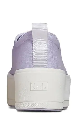 KEDS® Skyler Platform Sneakers - Light/pastel Purple Canvas