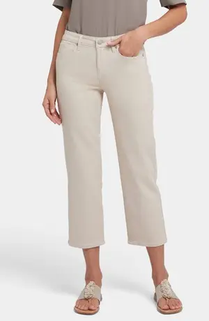 NYDJ Piper Coolmax® Relaxed Fit Crop Pants - Feather