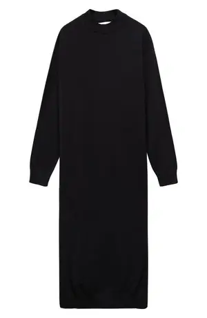 Mango Oversize Long Sleeve Midi Sweater Dress