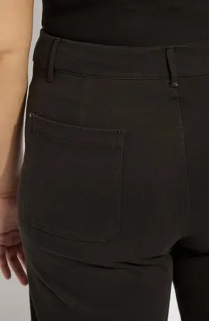 Lyssé Essentials Erin High-waist Wide-leg Pants - Black