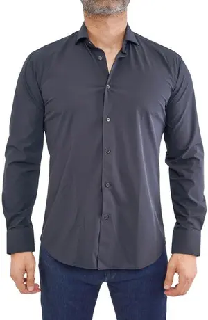MACEOO Einstein Stretch Core Button-up Shirt