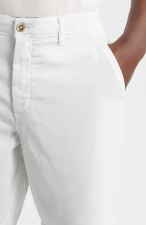 Johnnie-o Nassau Chino Shorts - White