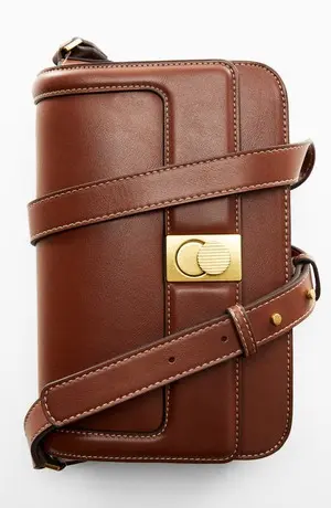 Mango Faux Crossbody Bag