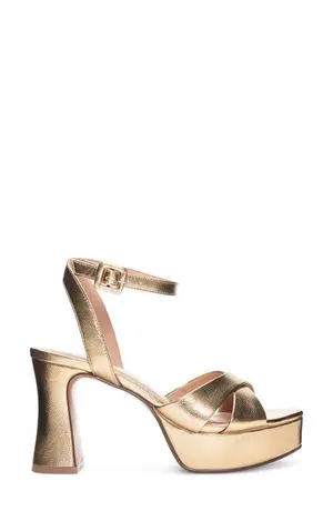 Chinese Laundry Theena Metallic Platform Sandal