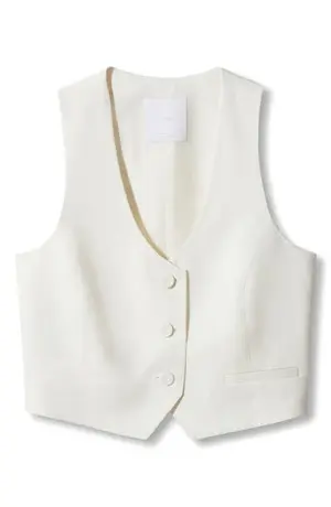 Mango Cropped Vest