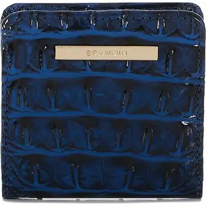 Brahmin Jane Croc Embossed Leather Bifold Wallet - Anchor