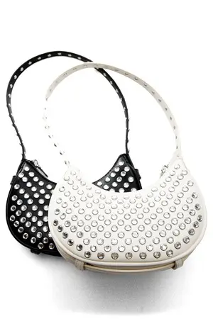 Mango Studded Shoulder Bag
