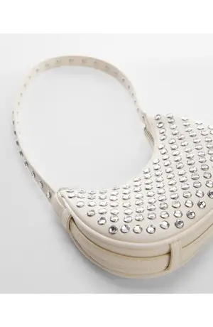 Mango Studded Shoulder Bag