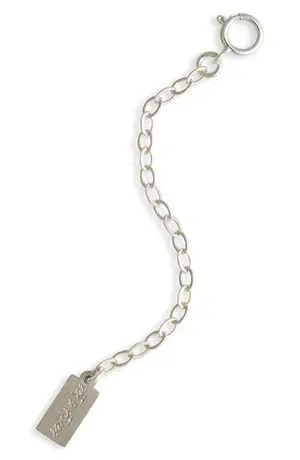 SET & STONES Set & Stones Extender Chain Sterling Silver