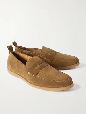 Mr P. Leo Suede Penny Loafers