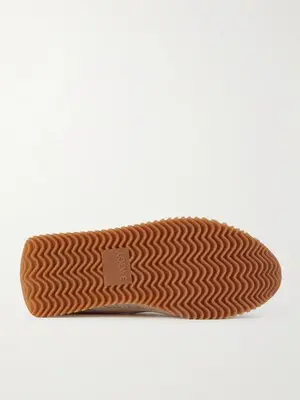 Loewe Flow Runner Leather-trimmed Sneakers